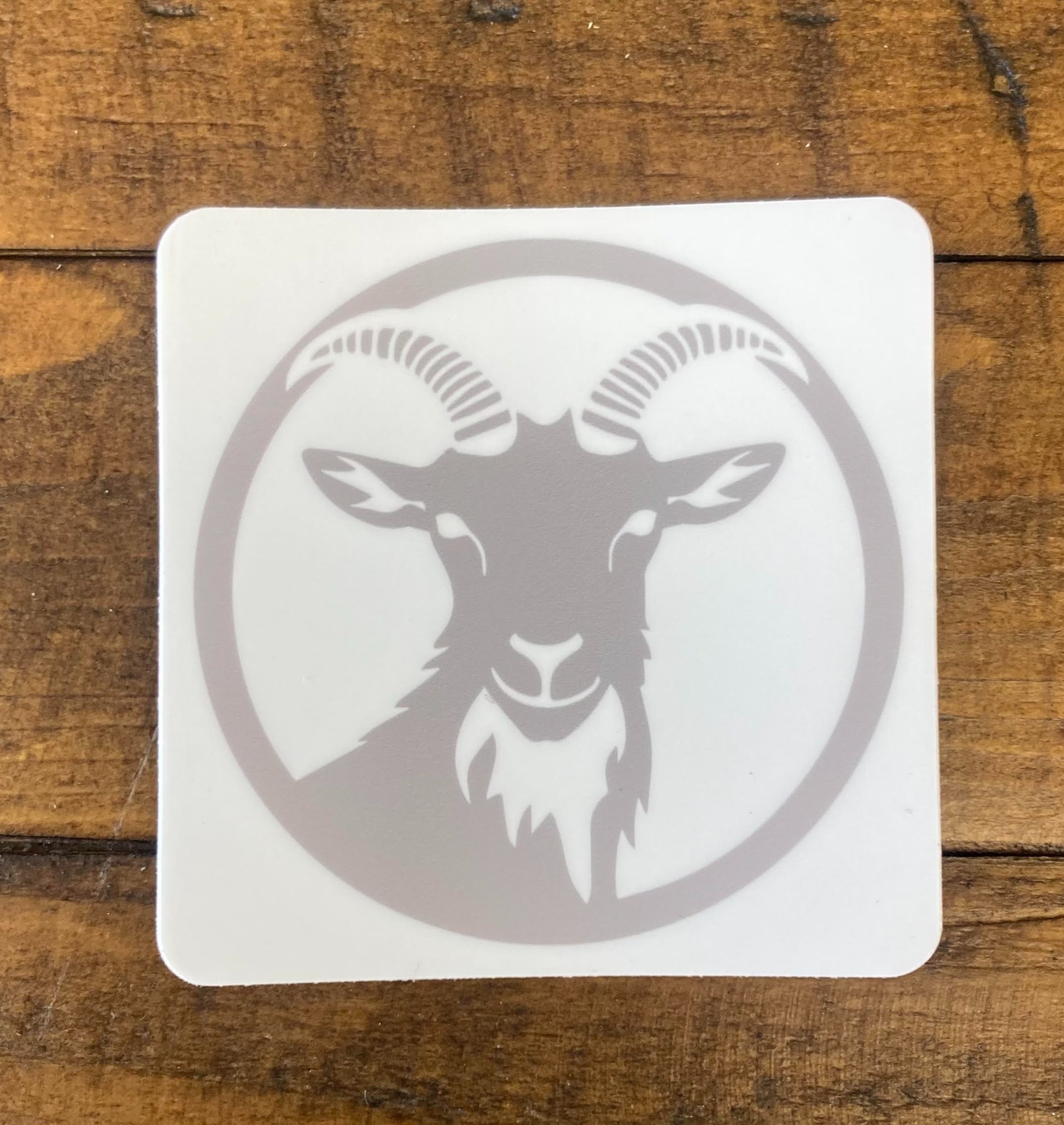 Custom Die Cut Sticker (3 x 3) - Goat Energy – Timpanogos Hiking Co.